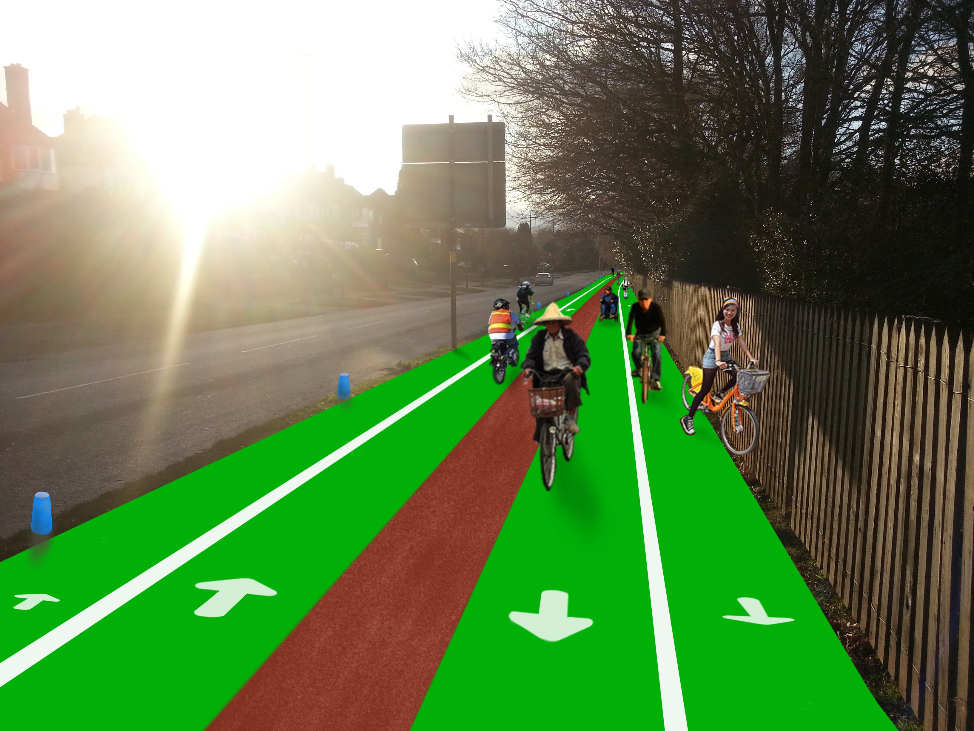 A Proposal to Build a Cycle Superhighway along Monmouth Drive in Sutton ...